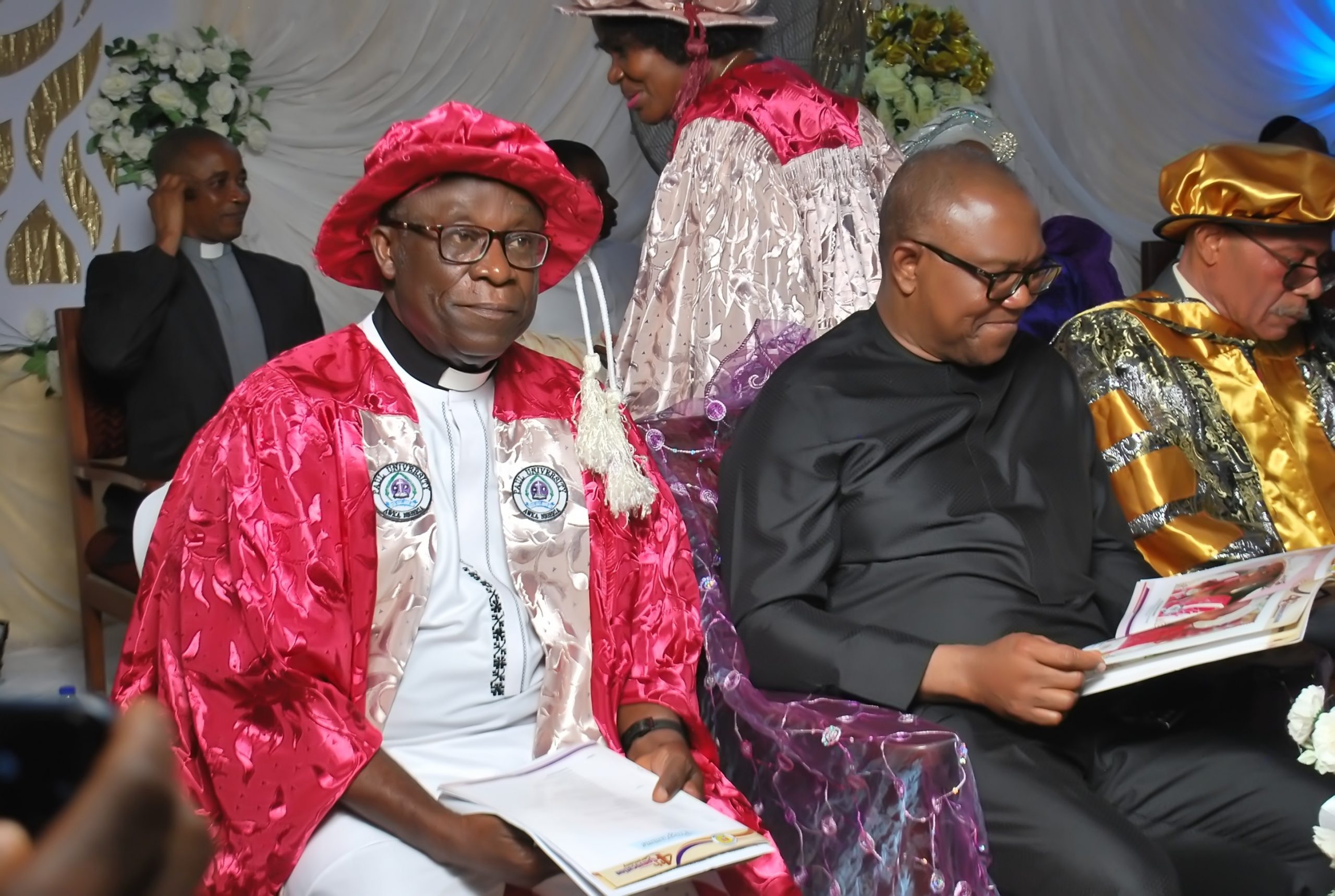 The Acting VC and Okwute | Paul University, Awka